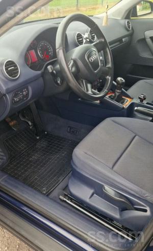 Zils Audi A3 2007 Liepāja, ar dzinēja tilpumu 1.90 L un nobraukumu 276 tūkst. km par 3600 €, foto 8 vietnē AUTOMOTO.COM.LV
