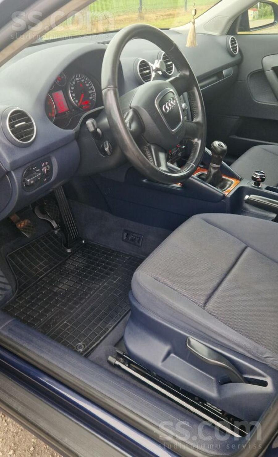 Zils Audi A3 2007 Liepāja, ar dzinēja tilpumu 1.90 L un nobraukumu 276 tūkst. km par 3600 €, foto 8 vietnē AUTOMOTO.COM.LV
