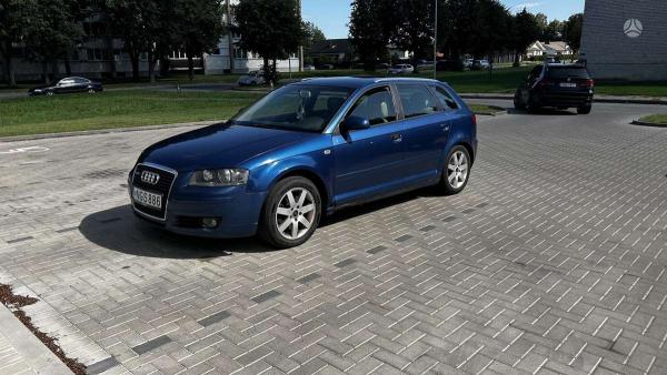 Blue Audi A3 2007 in Panevezys, with an engine capacity of 1.97 L and mileage of 367 thousand km for 2700 €, photo 1 on AUTOMOTO.COM.LV
