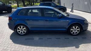 Blue Audi A3 2007 in Panevezys, with an engine capacity of 1.97 L and mileage of 367 thousand km for 2700 €, photo 5 on AUTOMOTO.COM.LV