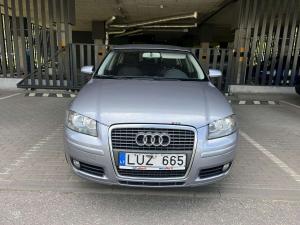 Blue Audi A3 2007 in Vilnius, with an engine capacity of 1.97 L and mileage of 256 thousand km for 1750 €, photo 3 on AUTOMOTO.COM.LV