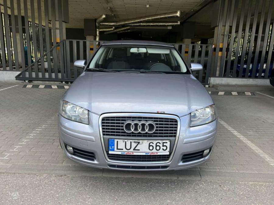Blue Audi A3 2007 in Vilnius, with an engine capacity of 1.97 L and mileage of 256 thousand km for 1750 €, photo 3 on AUTOMOTO.COM.LV