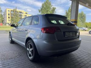 Blue Audi A3 2007 in Vilnius, with an engine capacity of 1.97 L and mileage of 256 thousand km for 1750 €, photo 7 on AUTOMOTO.COM.LV