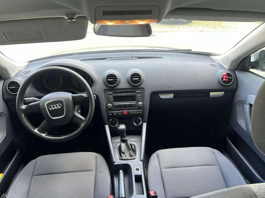 Blue Audi A3 2007 in Vilnius, with an engine capacity of 1.97 L and mileage of 256 thousand km for 1750 €, photo 11 on AUTOMOTO.COM.LV