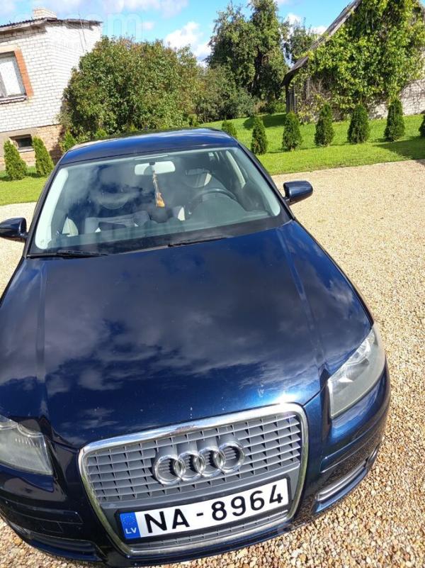 Zils Audi A3 2007 Saldus, ar dzinēja tilpumu 1.90 L un nobraukumu 316 tūkst. km par 2700 €, foto 1 vietnē AUTOMOTO.COM.LV