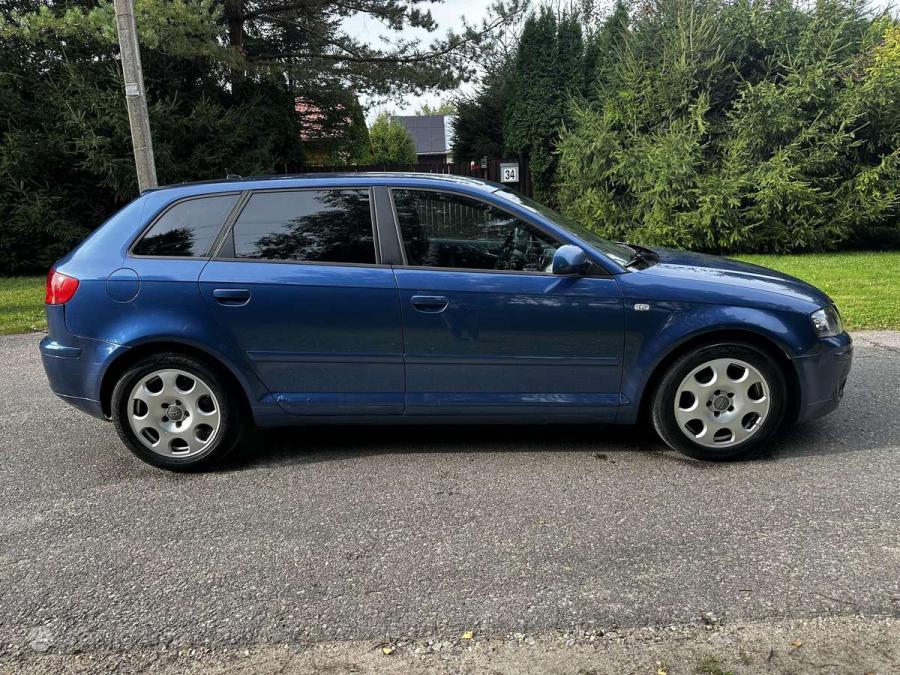 Blue Audi A3 2007 in Vilnius, with an engine capacity of 0.00 L and mileage of 400 thousand km for 1700 €, photo 5 on AUTOMOTO.COM.LV