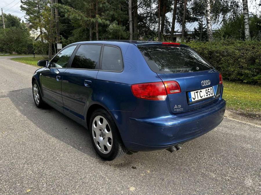 Blue Audi A3 2007 in Vilnius, with an engine capacity of 0.00 L and mileage of 400 thousand km for 1700 €, photo 8 on AUTOMOTO.COM.LV
