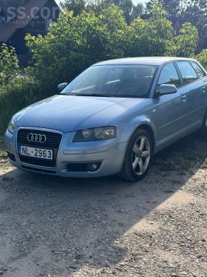 Blue Audi A3 2007 in Riga, with an engine capacity of 1.90 L and mileage of 335 thousand km for 2500 €, photo 5 on AUTOMOTO.COM.LV