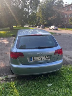 Blue Audi A3 2007 in Riga, with an engine capacity of 1.90 L and mileage of 335 thousand km for 2500 €, photo 7 on AUTOMOTO.COM.LV