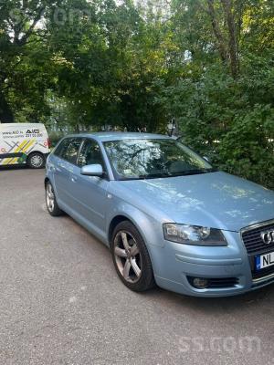 Blue Audi A3 2007 in Riga, with an engine capacity of 1.90 L and mileage of 335 thousand km for 2500 €, photo 12 on AUTOMOTO.COM.LV