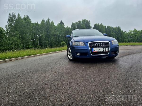 Blue Audi A3 2008 in Cesis, with an engine capacity of 1.90 L and mileage of 288 thousand km for 1000 €, photo 5 on AUTOMOTO.COM.LV