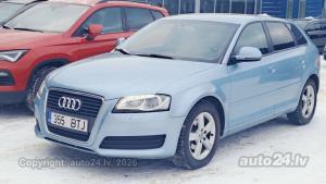 Zils Audi A3 2008 Tallina, ar dzinēja tilpumu 1.90 L un nobraukumu 302 tūkst. km par 4100 €, foto  vietnē AUTOMOTO.COM.LV