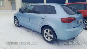 Blue Audi A3 2008 in Tallinn, with an engine capacity of 1.90 L and mileage of 302 thousand km for 4100 €, photo 3 on AUTOMOTO.COM.LV