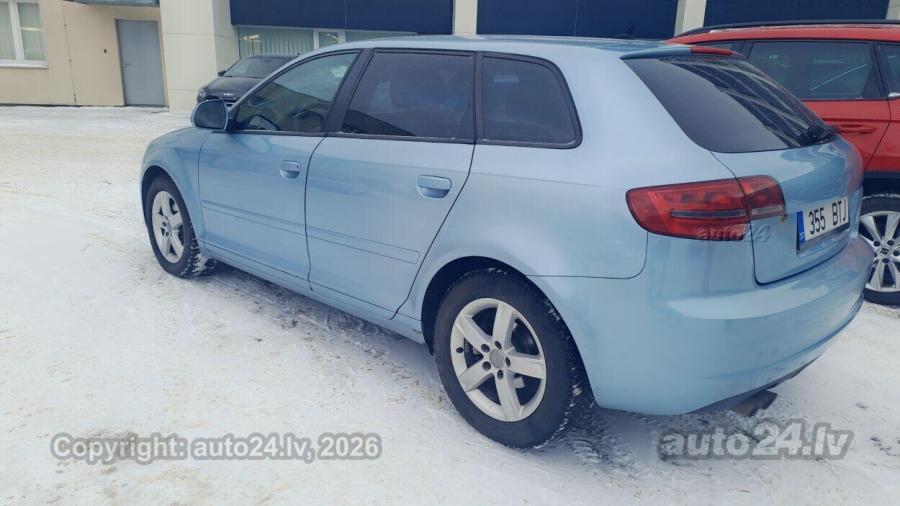 Blue Audi A3 2008 in Tallinn, with an engine capacity of 1.90 L and mileage of 302 thousand km for 4100 €, photo 3 on AUTOMOTO.COM.LV