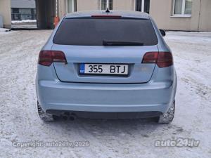 Blue Audi A3 2008 in Tallinn, with an engine capacity of 1.90 L and mileage of 302 thousand km for 4100 €, photo 4 on AUTOMOTO.COM.LV
