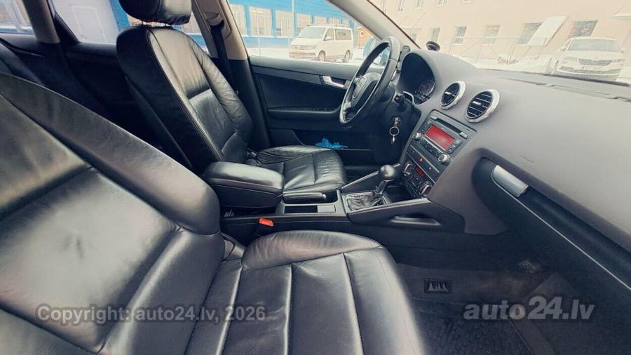 Blue Audi A3 2008 in Tallinn, with an engine capacity of 1.90 L and mileage of 302 thousand km for 4100 €, photo 9 on AUTOMOTO.COM.LV