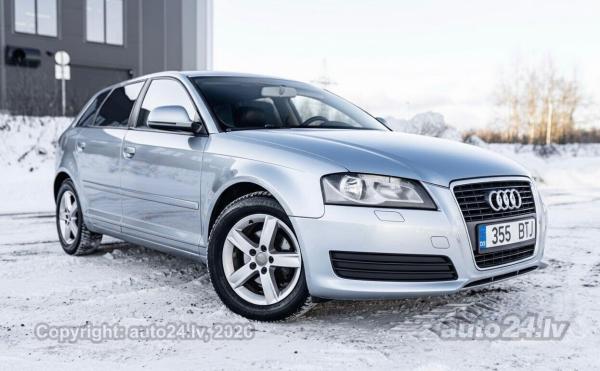 Zils Audi A3 2008 Tallina, ar dzinēja tilpumu 1.90 L un nobraukumu 293 tūkst. km par 4490 €, foto 1 vietnē AUTOMOTO.COM.LV