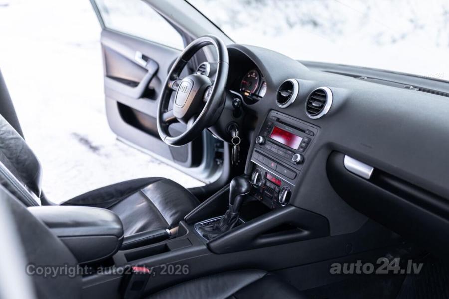 Blue Audi A3 2008 in Tallinn, with an engine capacity of 1.90 L and mileage of 293 thousand km for 4490 €, photo 13 on AUTOMOTO.COM.LV