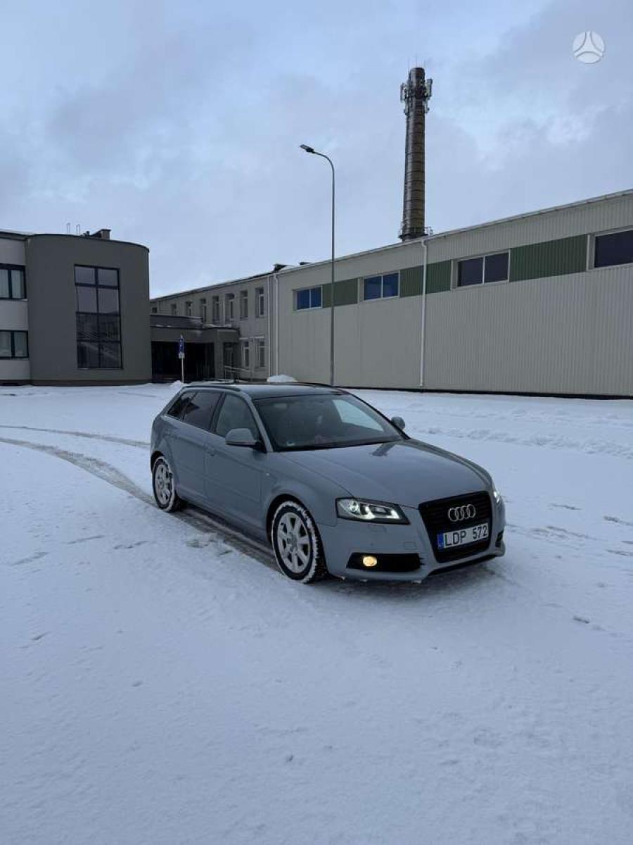 Blue Audi A3 2008 in Ukmerge, with an engine capacity of 1.97 L and mileage of 392 thousand km for 4850 €, photo 1 on AUTOMOTO.COM.LV