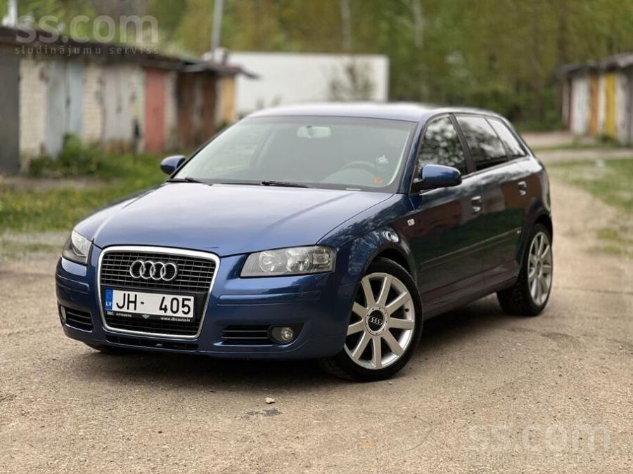 Zils Audi A3 2008 Rīga, ar dzinēja tilpumu 1.60 L un nobraukumu 311 tūkst. km par 3300 €, foto 1 vietnē AUTOMOTO.COM.LV