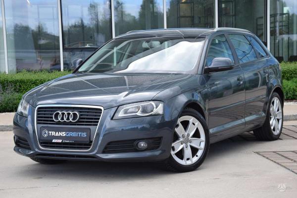 Blue Audi A3 2008 in Vilnius, with an engine capacity of 1.97 L and mileage of 88 thousand km for 6350 €, photo 1 on AUTOMOTO.COM.LV