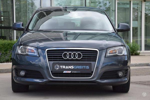 Blue Audi A3 2008 in Vilnius, with an engine capacity of 1.97 L and mileage of 88 thousand km for 6350 €, photo 2 on AUTOMOTO.COM.LV