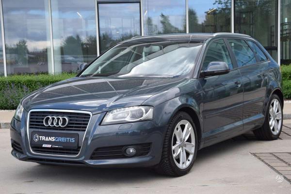 Blue Audi A3 2008 in Vilnius, with an engine capacity of 1.97 L and mileage of 88 thousand km for 6350 €, photo 6 on AUTOMOTO.COM.LV