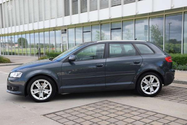 Blue Audi A3 2008 in Vilnius, with an engine capacity of 1.97 L and mileage of 88 thousand km for 6350 €, photo 7 on AUTOMOTO.COM.LV