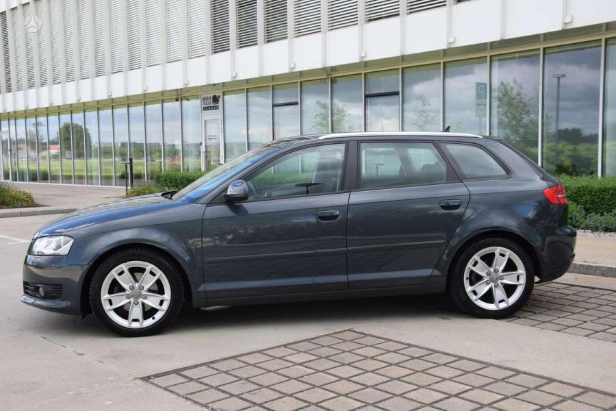 Синий Ауди А3 2008 в Вильнюс, объемом двигателя 1.97 л и пробегом 88 тыс. км за 6350 €, фото 8 на AUTOMOTO.COM.LV