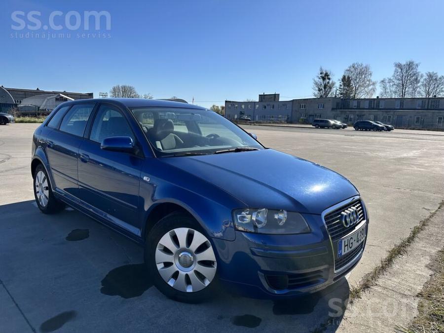 Zils Audi A3 2008 Liepāja, ar dzinēja tilpumu 1.60 L un nobraukumu 46 tūkst. km par 6900 €, foto 9 vietnē AUTOMOTO.COM.LV