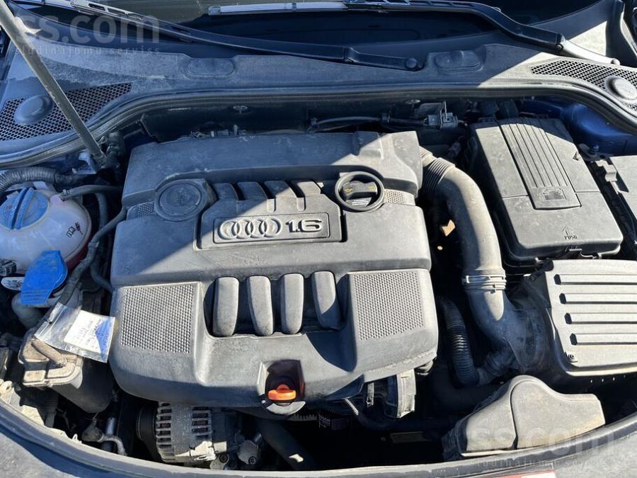 Zils Audi A3 2008 Liepāja, ar dzinēja tilpumu 1.60 L un nobraukumu 46 tūkst. km par 6900 €, foto 15 vietnē AUTOMOTO.COM.LV