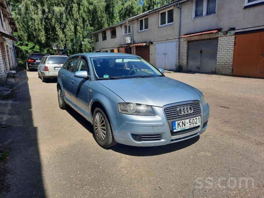 Zils Audi A3 2008 Rīga, ar dzinēja tilpumu 1.90 L un nobraukumu 215 tūkst. km par 2800 €, foto 1 vietnē AUTOMOTO.COM.LV