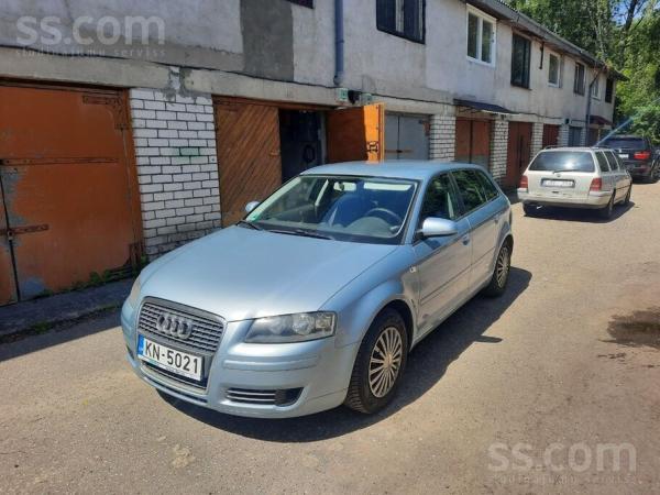 Синий Ауди А3 2008 в Рига, объемом двигателя 1.90 л и пробегом 215 тыс. км за 2800 €, фото 2 на AUTOMOTO.COM.LV
