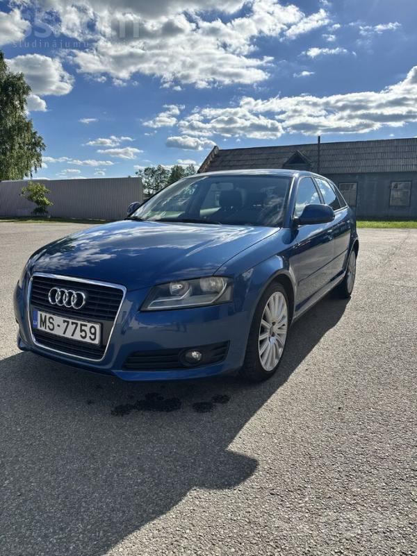 Zils Audi A3 2008 Preiļi, ar dzinēja tilpumu 1.90 L un nobraukumu 257 tūkst. km par 3200 €, foto 1 vietnē AUTOMOTO.COM.LV