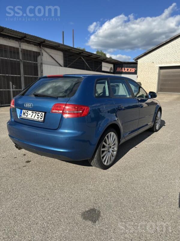 Zils Audi A3 2008 Preiļi, ar dzinēja tilpumu 1.90 L un nobraukumu 257 tūkst. km par 3200 €, foto 4 vietnē AUTOMOTO.COM.LV