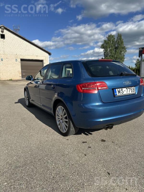 Zils Audi A3 2008 Preiļi, ar dzinēja tilpumu 1.90 L un nobraukumu 257 tūkst. km par 3200 €, foto 5 vietnē AUTOMOTO.COM.LV