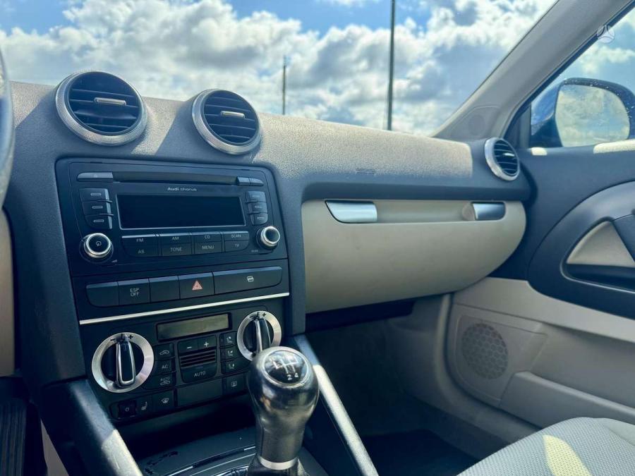 Zils Audi A3 2008 Panevēža, ar dzinēja tilpumu 1.90 L un nobraukumu 340 tūkst. km par 1999 €, foto 12 vietnē AUTOMOTO.COM.LV