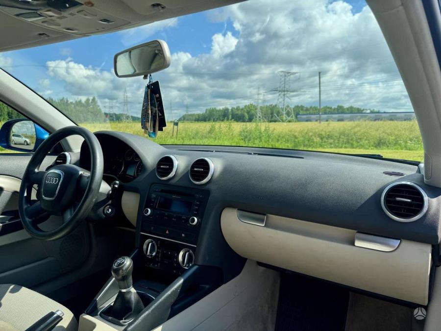 Zils Audi A3 2008 Panevēža, ar dzinēja tilpumu 1.90 L un nobraukumu 340 tūkst. km par 1999 €, foto 13 vietnē AUTOMOTO.COM.LV