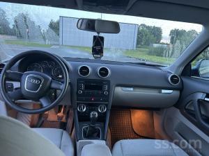 Blue Audi A3 2008 in Bauska, with an engine capacity of 1.90 L and mileage of 341 thousand km for 2950 €, photo 6 on AUTOMOTO.COM.LV