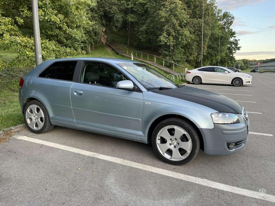Blue Audi A3 2008 in Kaunas, with an engine capacity of 1.97 L and mileage of 307 thousand km for 2200 €, photo 1 on AUTOMOTO.COM.LV