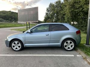Blue Audi A3 2008 in Kaunas, with an engine capacity of 1.97 L and mileage of 307 thousand km for 2200 €, photo 4 on AUTOMOTO.COM.LV