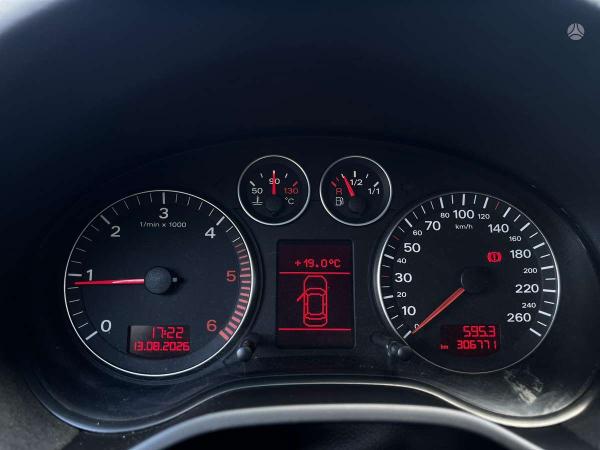Blue Audi A3 2008 in Kaunas, with an engine capacity of 1.97 L and mileage of 307 thousand km for 2200 €, photo 7 on AUTOMOTO.COM.LV
