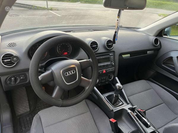 Blue Audi A3 2008 in Kaunas, with an engine capacity of 1.97 L and mileage of 307 thousand km for 2200 €, photo 8 on AUTOMOTO.COM.LV