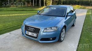 Blue Audi A3 2008 in Riga, with an engine capacity of 2.00 L and mileage of 265 thousand km for 3900 €, photo  on AUTOMOTO.COM.LV