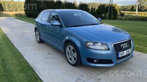 Blue Audi A3 2008 in Riga, with an engine capacity of 2.00 L and mileage of 265 thousand km for 3900 €, photo 3 on AUTOMOTO.COM.LV