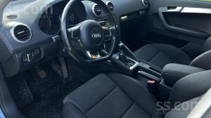 Blue Audi A3 2008 in Riga, with an engine capacity of 2.00 L and mileage of 265 thousand km for 3900 €, photo 6 on AUTOMOTO.COM.LV
