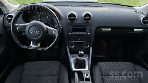 Blue Audi A3 2008 in Riga, with an engine capacity of 2.00 L and mileage of 265 thousand km for 3900 €, photo 7 on AUTOMOTO.COM.LV