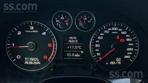 Blue Audi A3 2008 in Riga, with an engine capacity of 2.00 L and mileage of 265 thousand km for 3900 €, photo 8 on AUTOMOTO.COM.LV