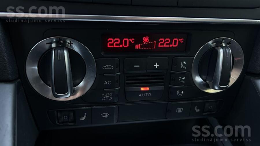 Blue Audi A3 2008 in Riga, with an engine capacity of 2.00 L and mileage of 265 thousand km for 3900 €, photo 10 on AUTOMOTO.COM.LV