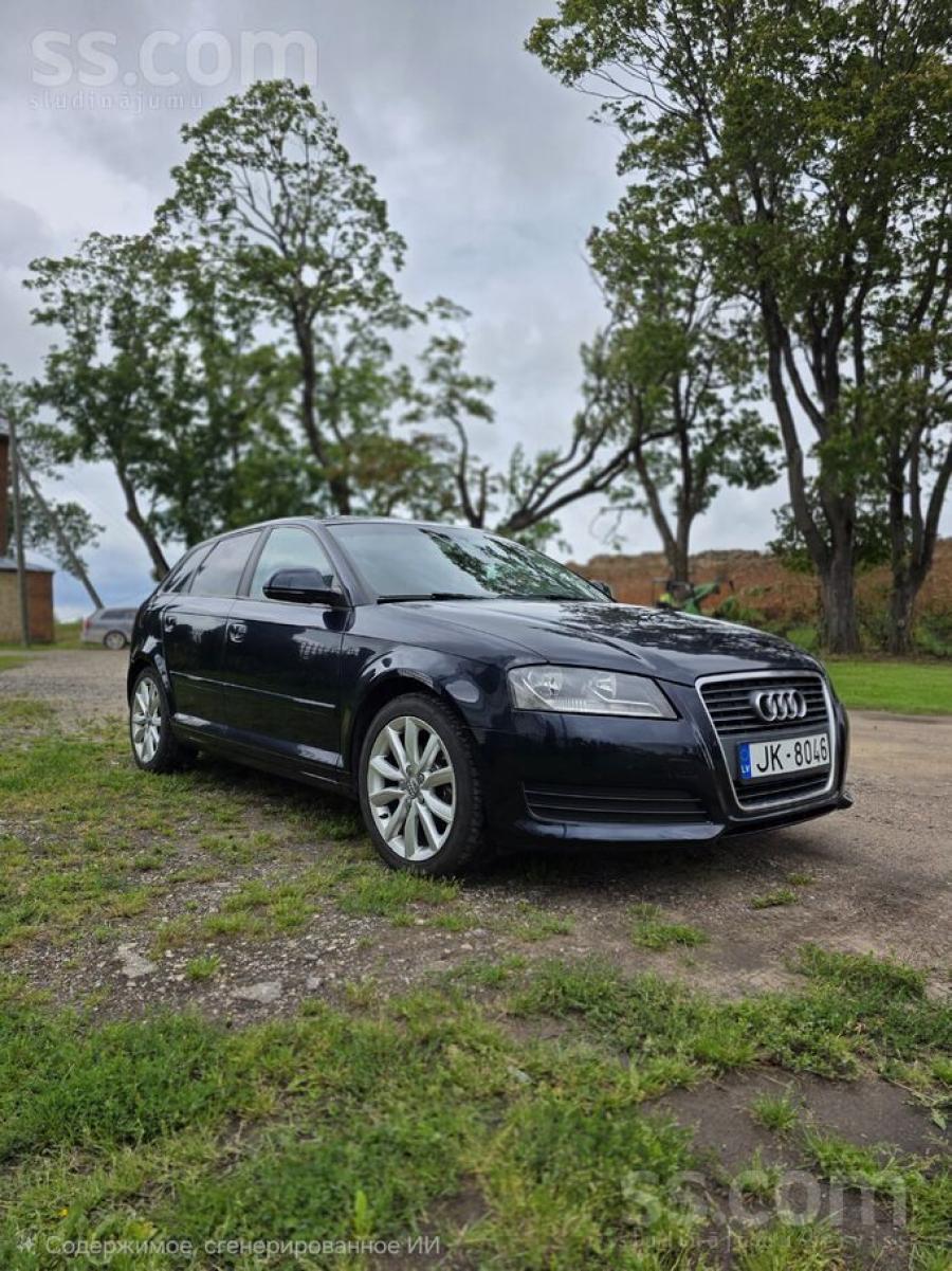 Zils Audi A3 2008 Ludza, ar dzinēja tilpumu 1.90 L un nobraukumu 317 tūkst. km par 4100 €, foto 3 vietnē AUTOMOTO.COM.LV